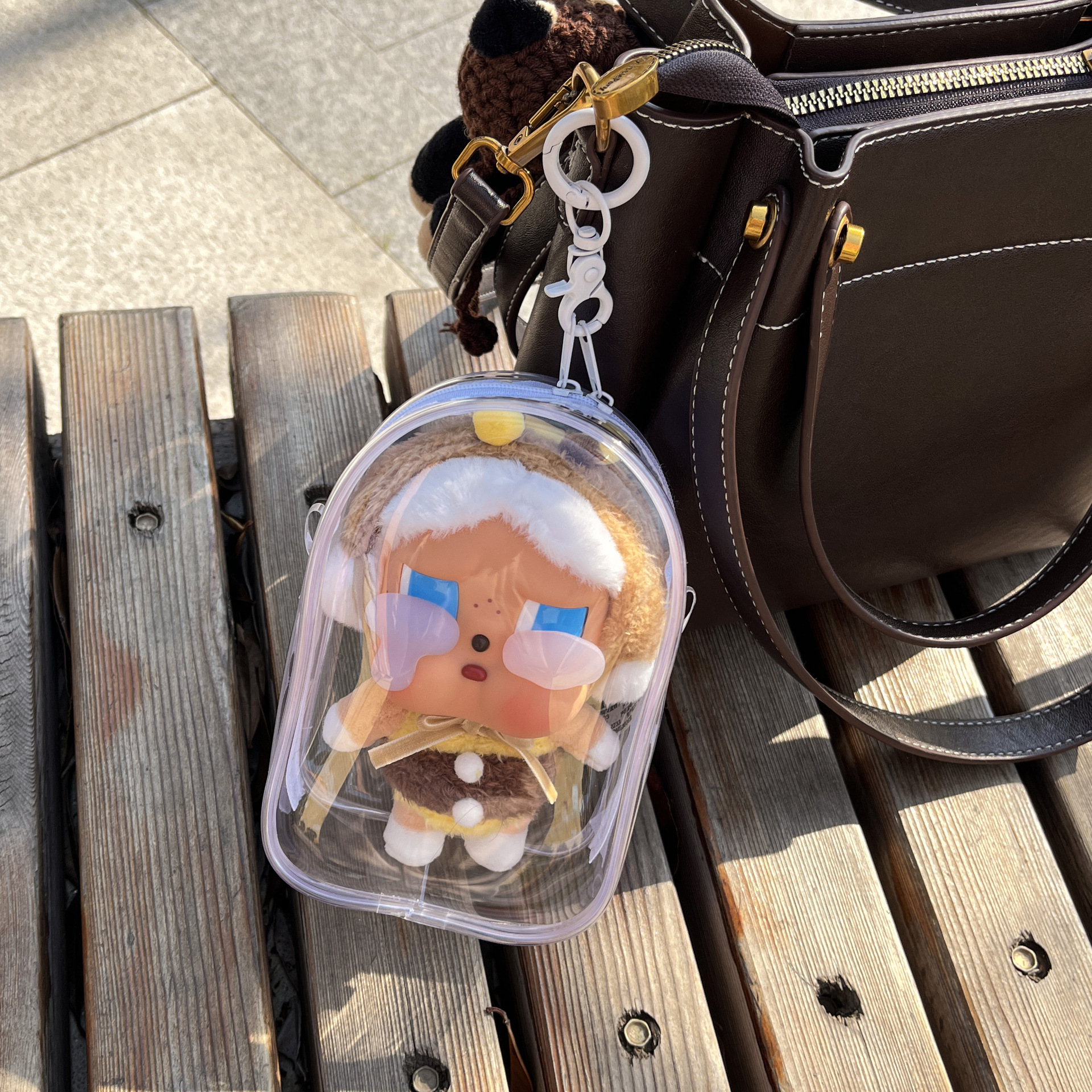 Crybaby Tears Factory / LABUBU V2 Vinyl Vỏ bảo vệ búp bê đi bộ Túi đựng ...