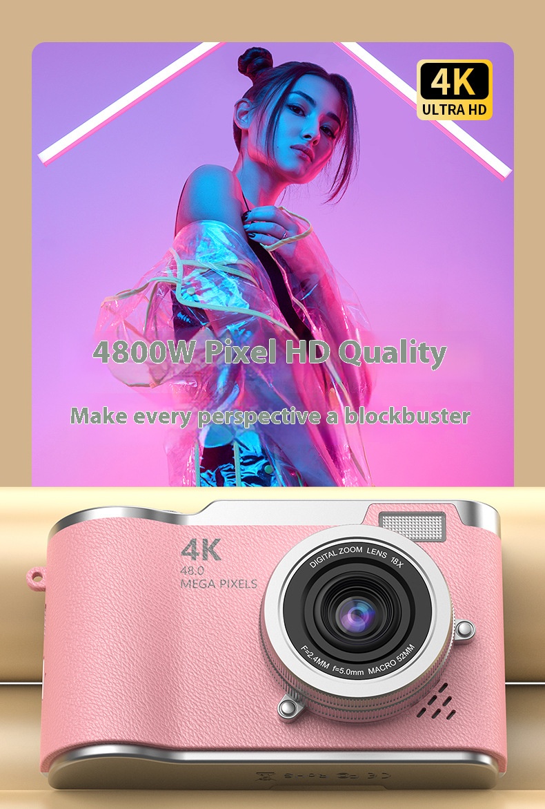 Máy ảnh kỹ thuật số màn hình lật YMX 007 Camera kỹ thuật số CCD cấp độ ...