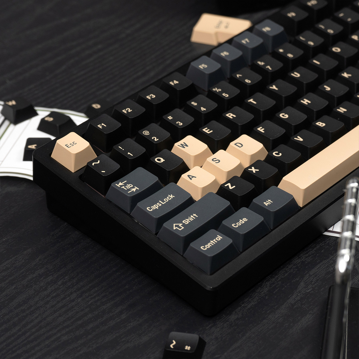 Ape Keycaps Minimalist ABS Doubleshot Keycaps Cherry Profile cho MX ...