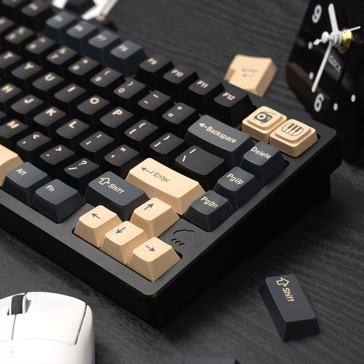 Ape Keycaps Minimalist ABS Doubleshot Keycaps Cherry Profile cho MX ...