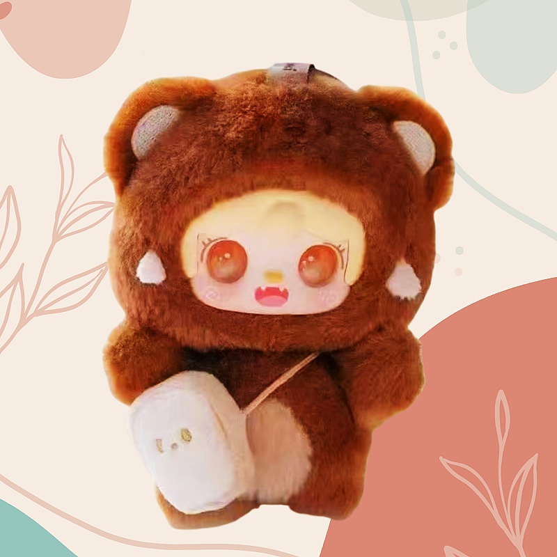 Oxy yooki V4 Plush Vinyl Blind Box-Bite Bear Series Quà tặng mặt dây ...