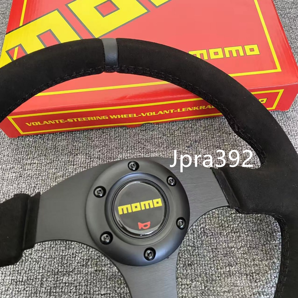 13 inch MOMO da lộn vô lăng xe thể thao đua trôi điều chỉnh Alcantara ...