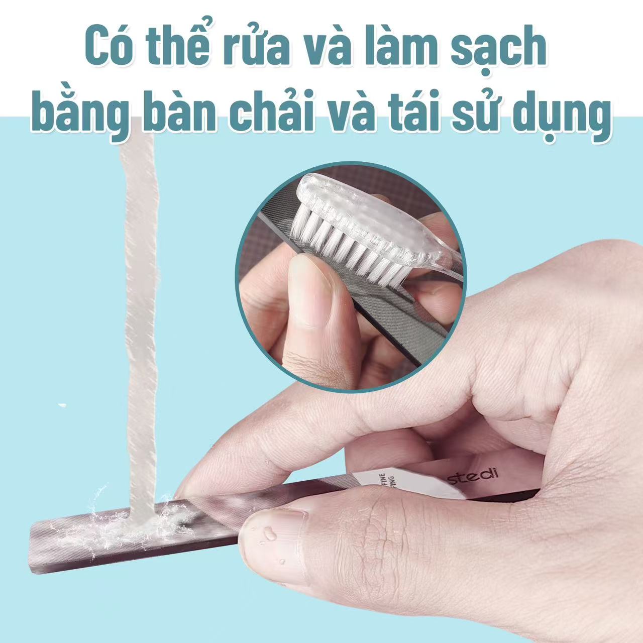 Stedi Iron Sand Palm Series Công cụ đánh bóng tập tin thủy tinh siêu ...