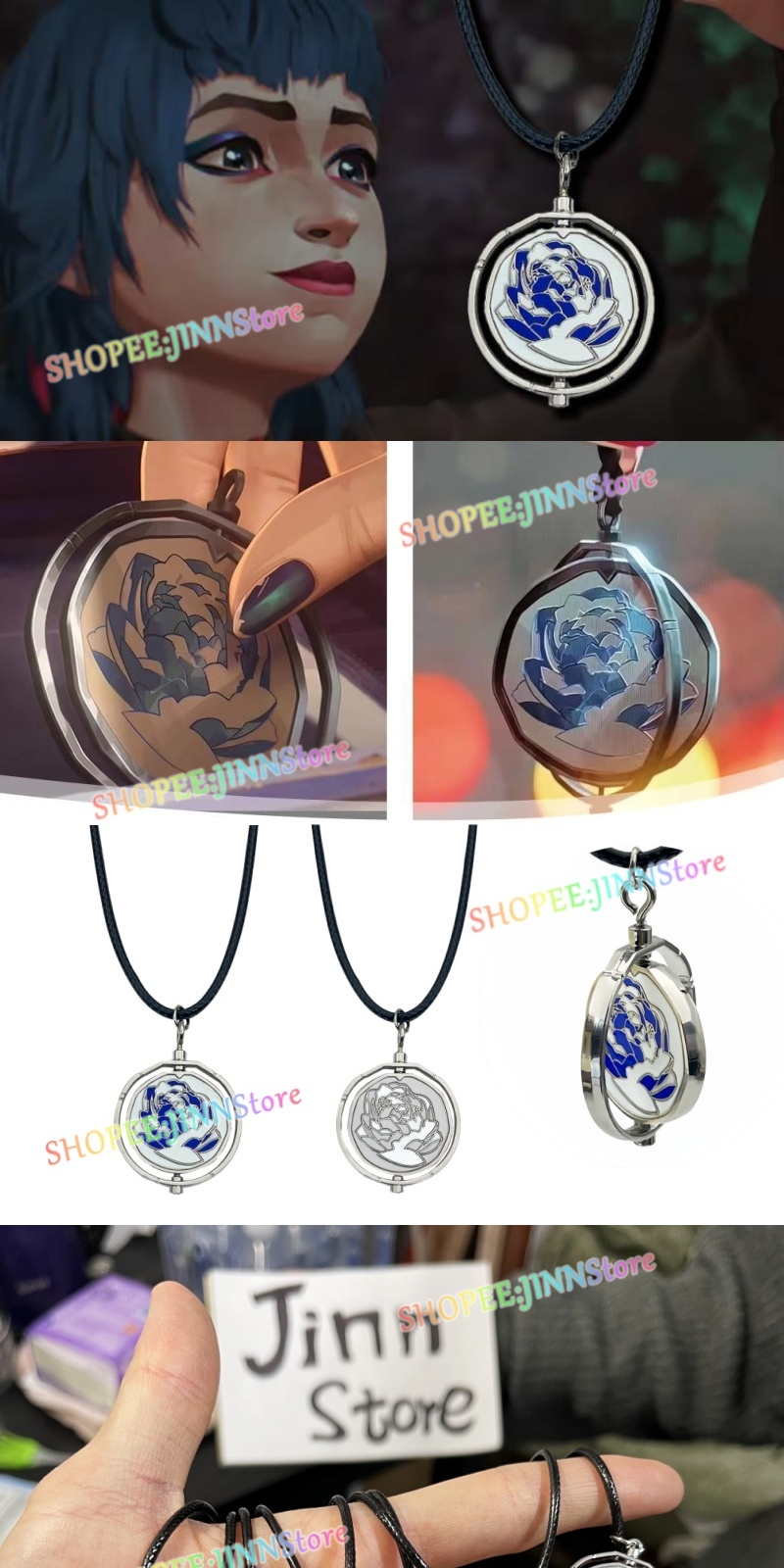 - Jinn - Vòng cổ League Of Legends Arcane Season 2 JINX EKKO Vòng cổ ...
