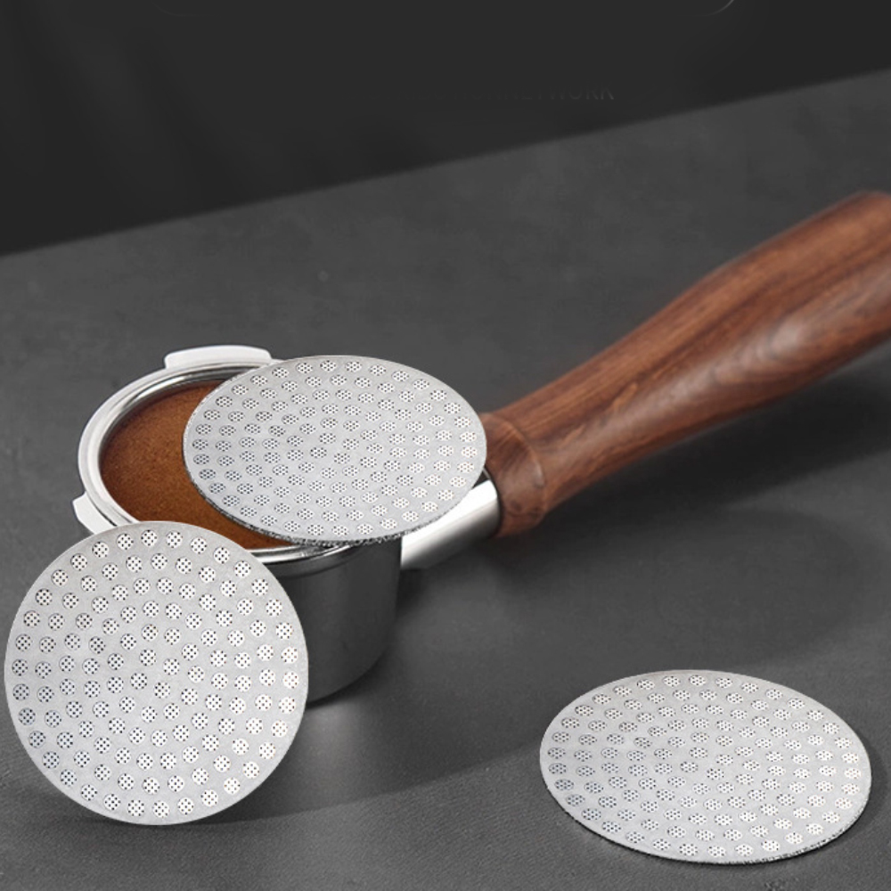 Màn hình Puck cà phê 51 / 54 / 58mm Lưới màn hình tái sử dụng bằng thép ...