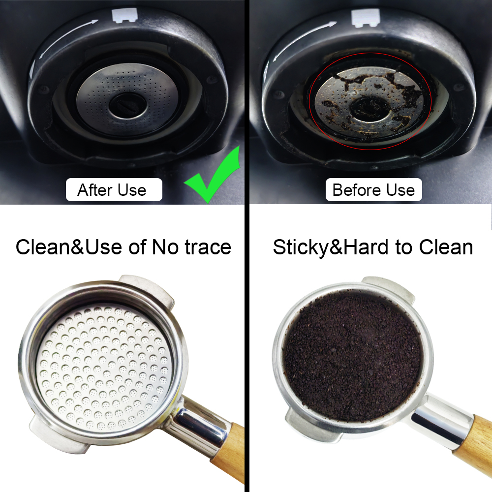 Màn hình Puck cà phê 51 / 54 / 58mm Lưới màn hình tái sử dụng bằng thép ...