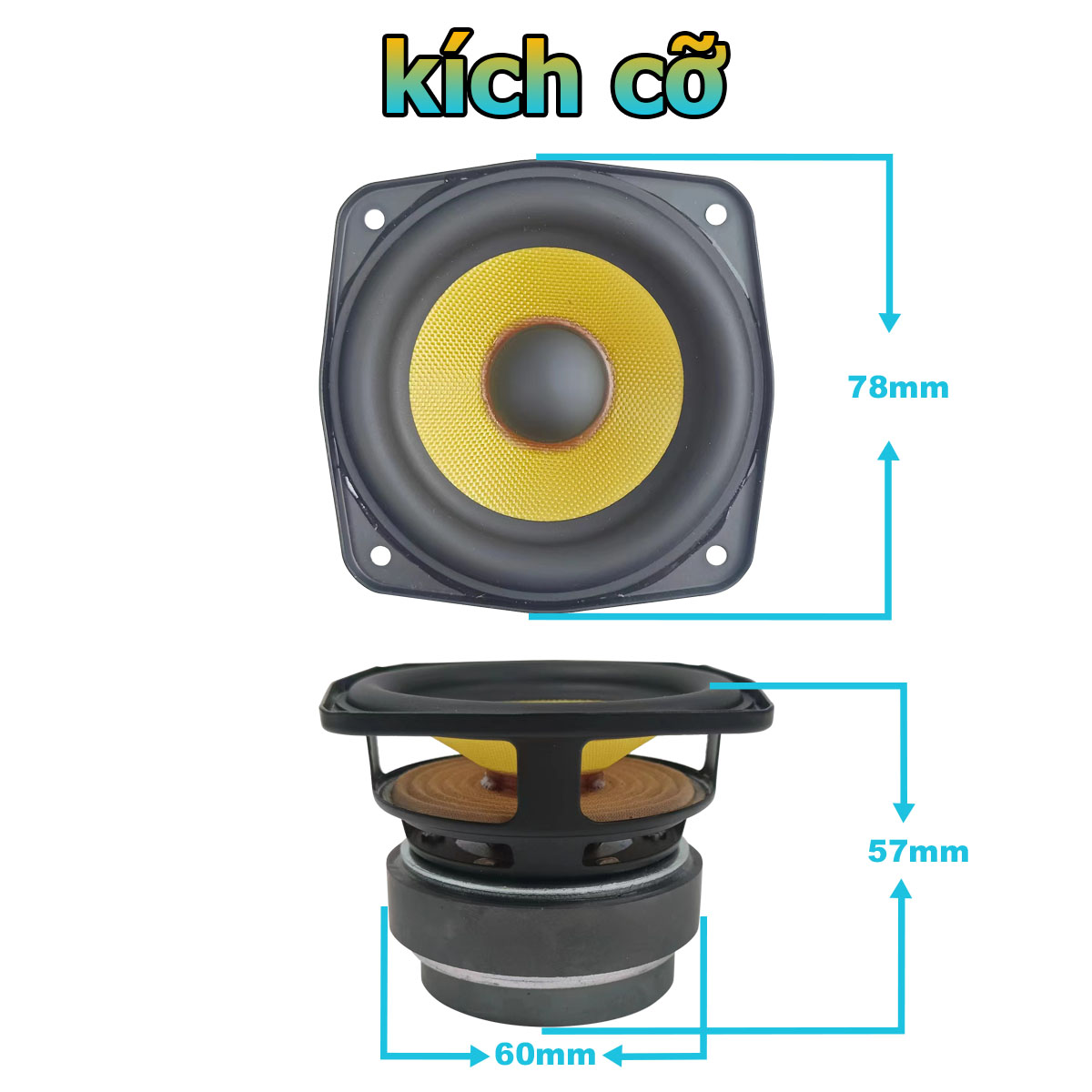 DIYSOUND Loa midrange Loa mid Peerless 3 inch 8Ω 40W Thiết Bị Hi-Fi Cao Cấp(Dành Cho Audiophile ...