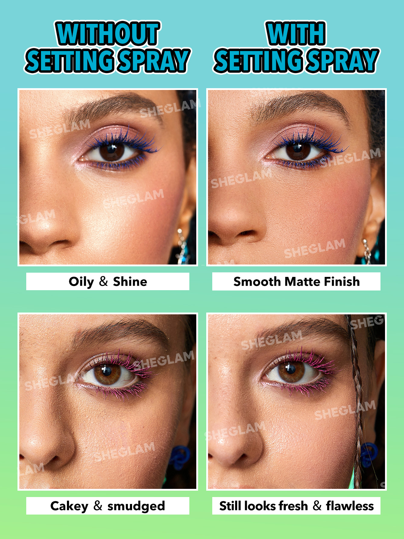 Xịt Khóa Nền Trang Điểm Lâu Trôi, Kiểm Soát Dầu SHEGLAM Rick and Morty ...