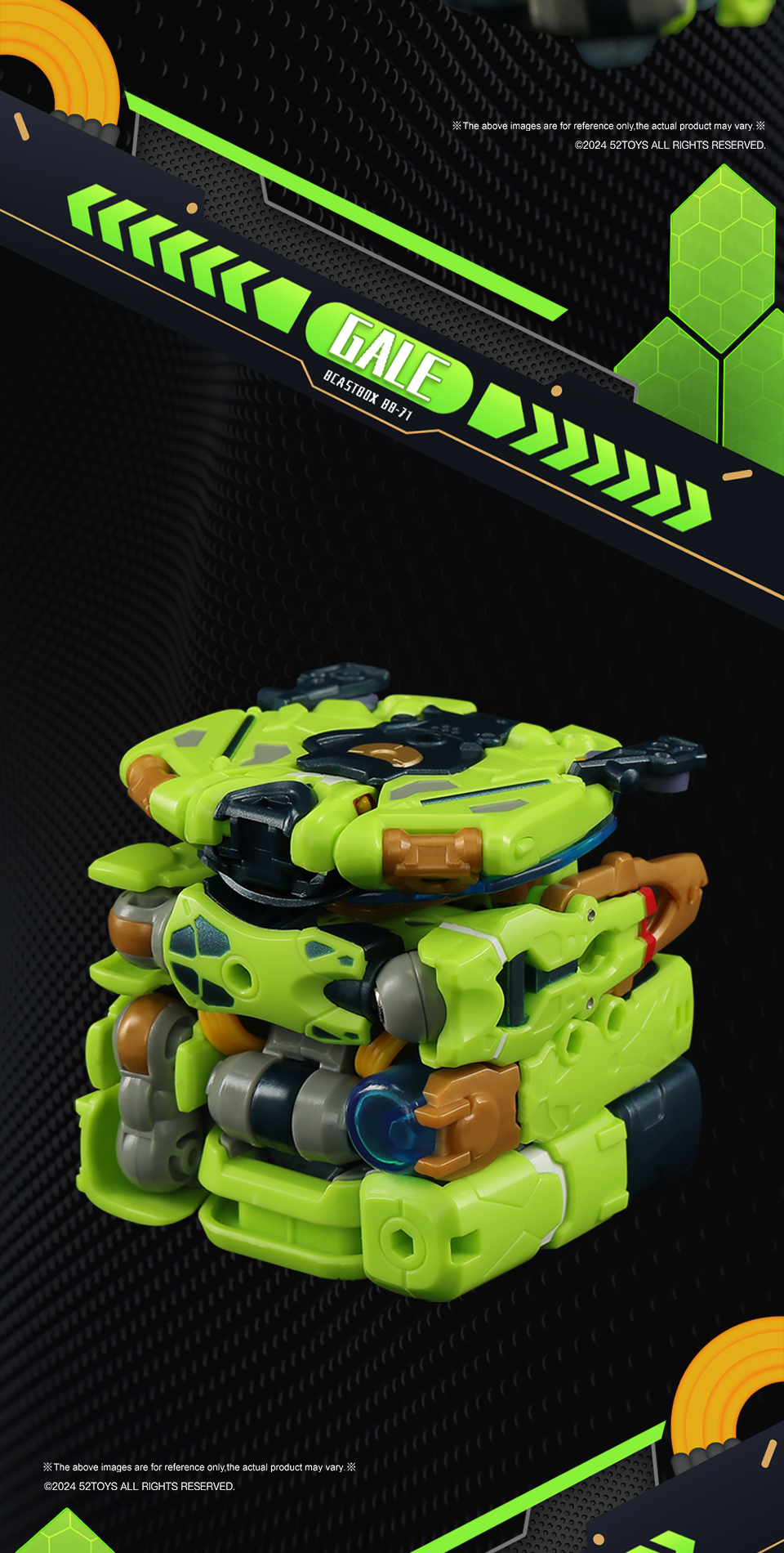 52TOYS đồ chơi lắp ráp mô hình Transformers Figure BEASTBOX BB-71 GALE ...