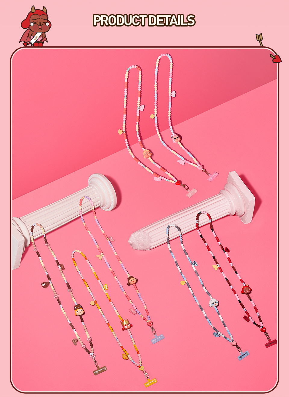 Pop MART CRYBABY Crying For Love Series-Phone Charm Blind Box | Shopee ...