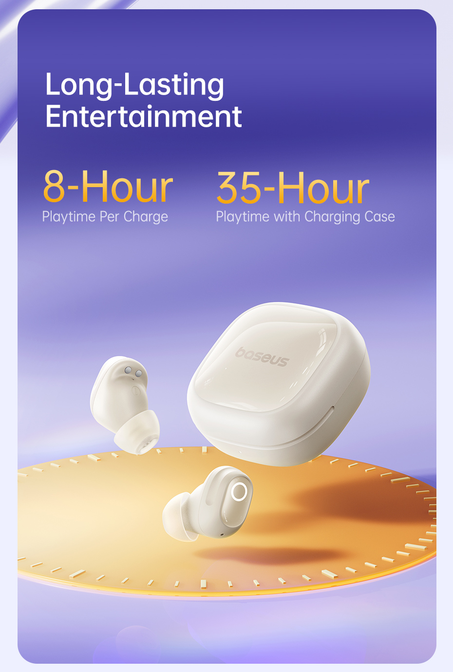 Tai nghe không dây Baseus Bass BD1 – Bluetooth 5.4, Âm Trầm Mạnh Mẽ ...