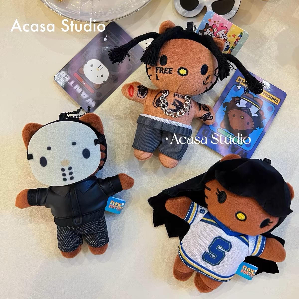 Phong Cách Mới Da Đen rapper Rap helloKitty Túi Mặt Dây Chuyền Bẩn Bím ...