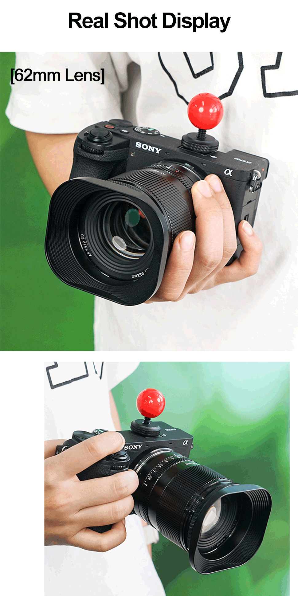 Máy Ảnh Kim Loại Vuông Ống Kính Hood Đa Năng Retro Cho 55mm 58mm 62mm Bộ Lọc Adapter Vòng Sony ...