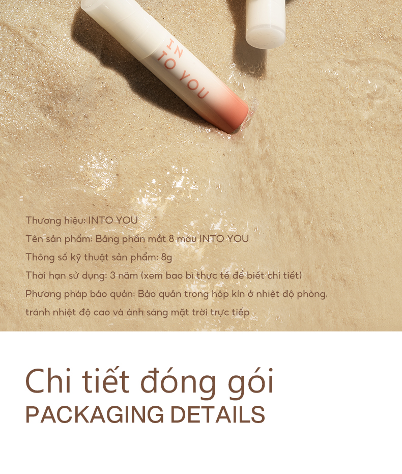 INTOYOU Bảng mắt 8 ô 8g, tặng kèm 2 dầu tẩy trang mini | Shopee Việt Nam