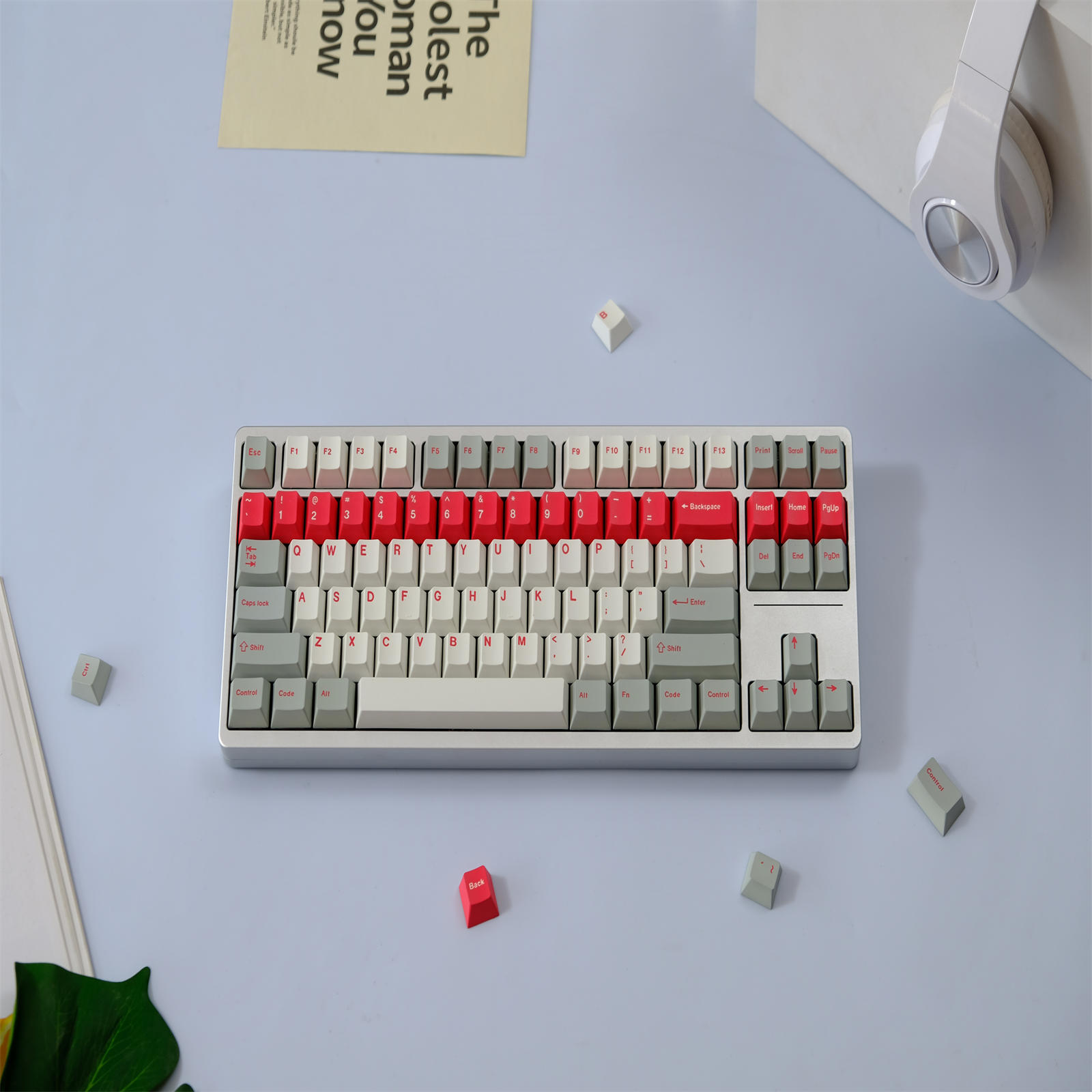 Gmk Red Alert KeyCap Set 146 Key PBT Nắp Bàn Phím Cherry Profile game KeyCap Cho Bàn Phím Cơ ...