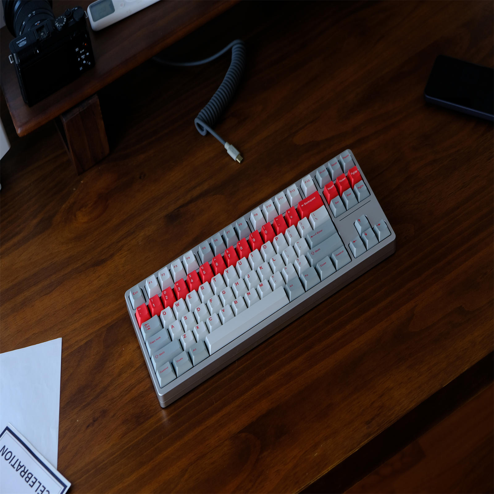 Gmk Red Alert KeyCap Set 146 Key PBT Nắp Bàn Phím Cherry Profile game ...