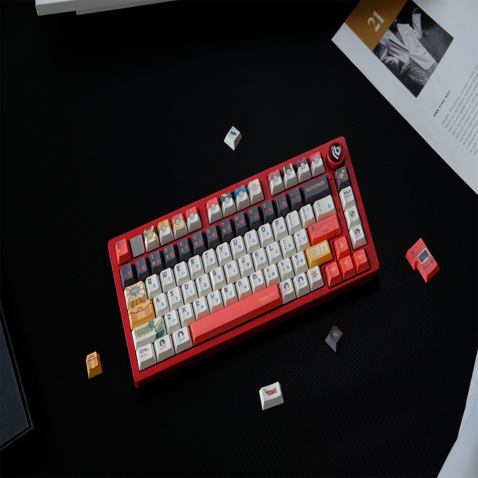 Gmk Pokémon Keycaps Bộ 151 Phím PBT Nắp Bàn Phím Cherry Profile game ...