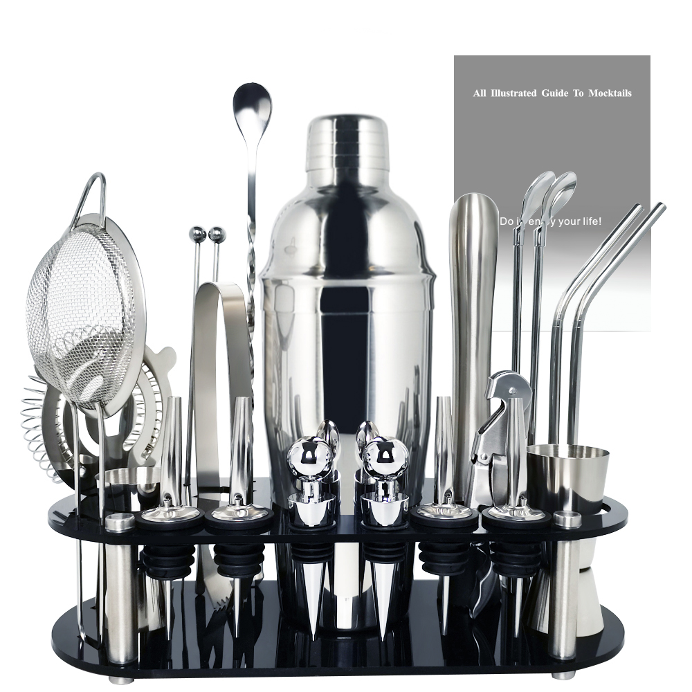 22 Chiếc 750 / 600ml Boston Cocktail Shaker Thanh Dụng Cụ Trộn Rượu Bộ ...