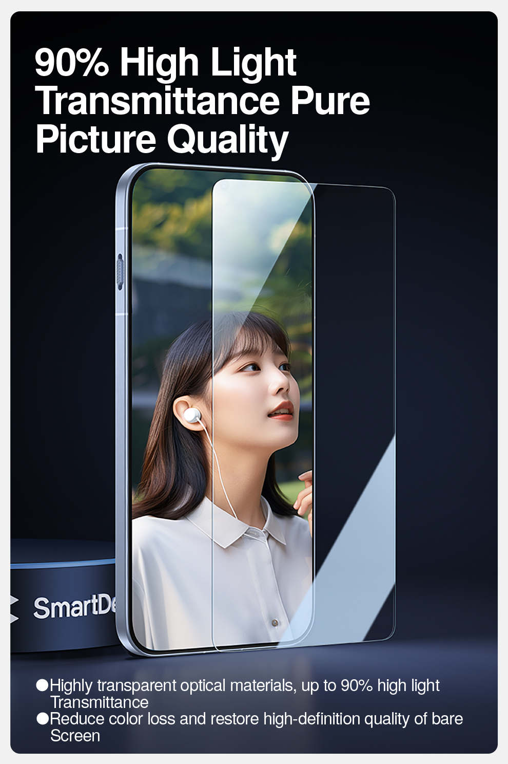 Kính Cường Lực SmartDevil Cho OPPO Find X8 Kính Bảo Vệ HD Không Lỗ Toàn Màn Hình Chống Cháy Nổ ...