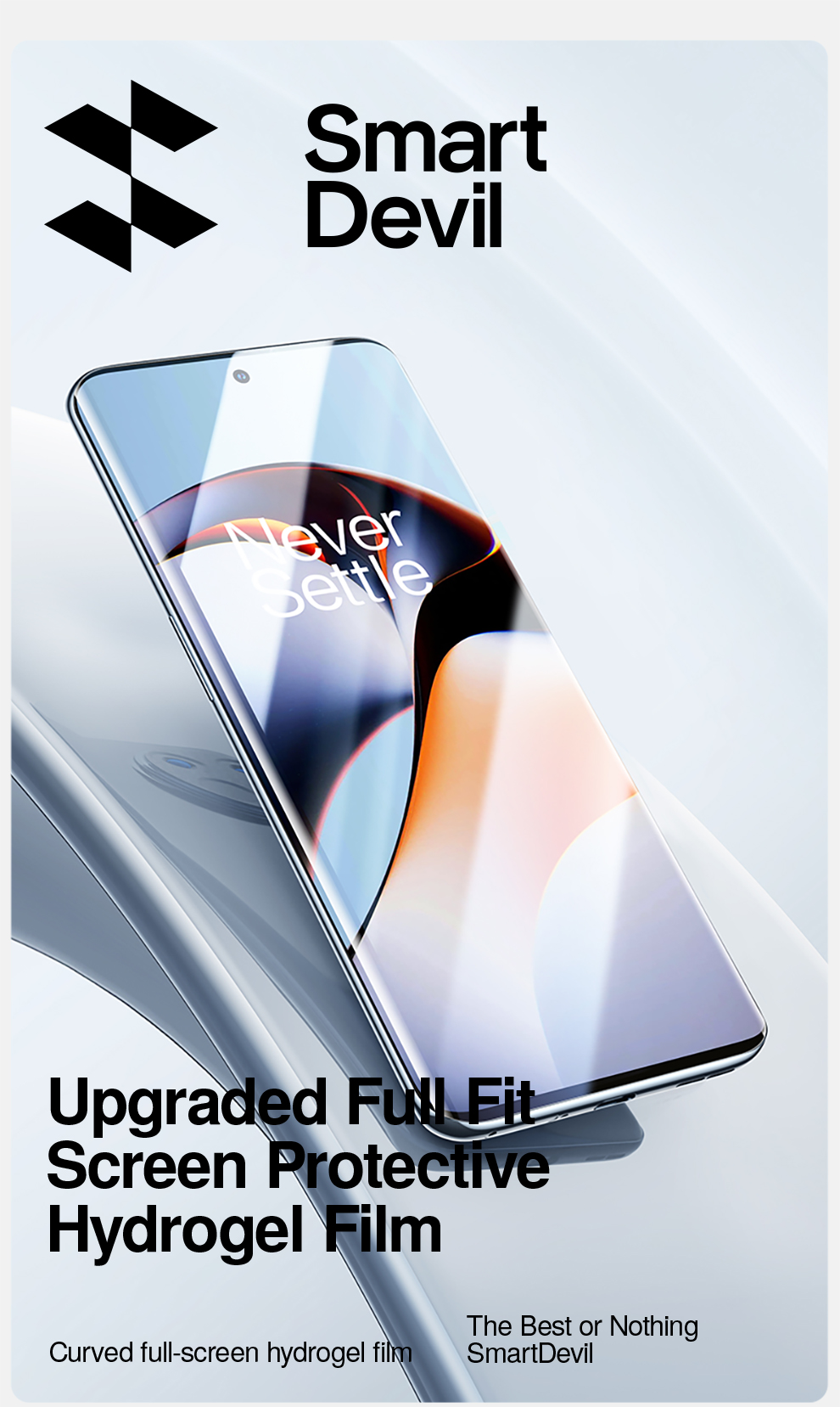 Smartdevil Hydrogel Soft Film Cho OnePlus Ace 2Pro / ACE3 / OnePlus 13 / 8Pro Cong Toàn Màn Hình ...