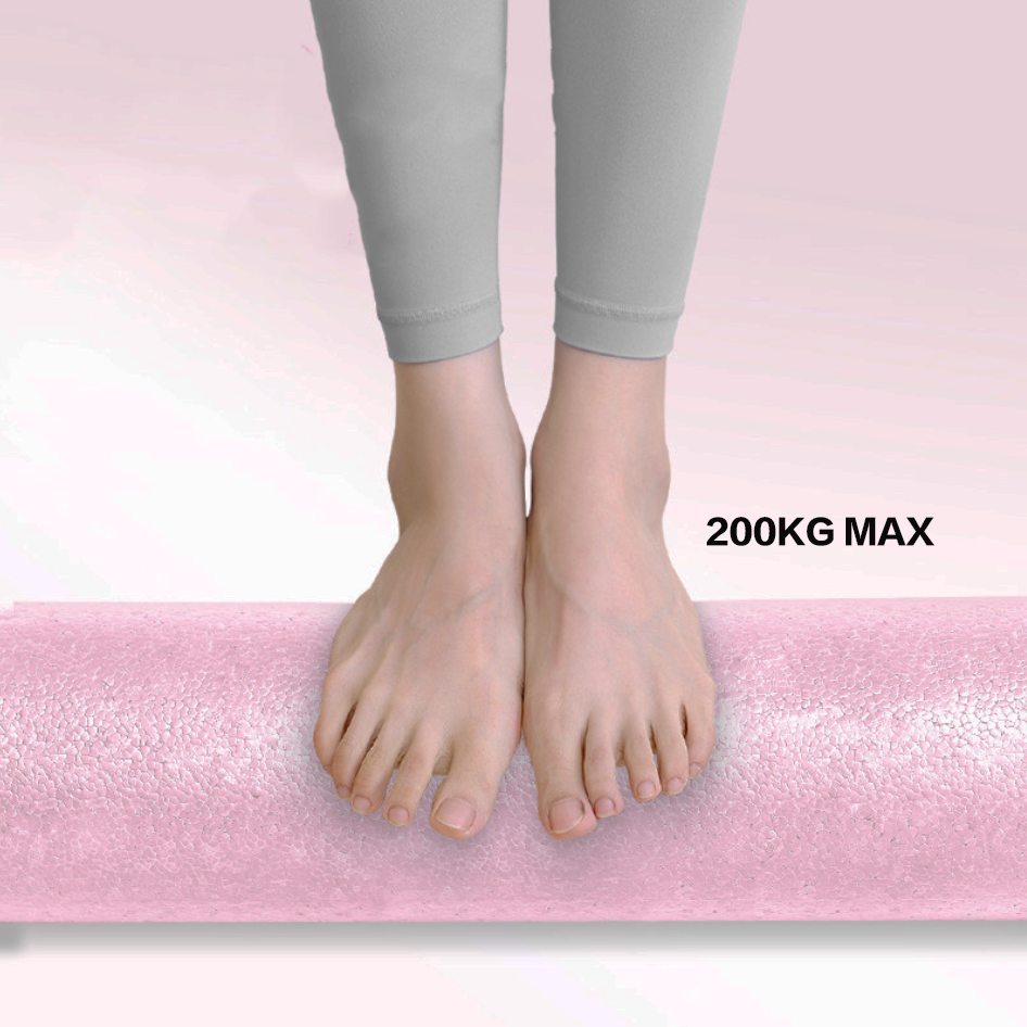 Sunnyfit EPP Con lăn xốp Con lăn tập Yoga màu hồng 90CM Con lăn Massage mô sâu Tập thể dục Con ...