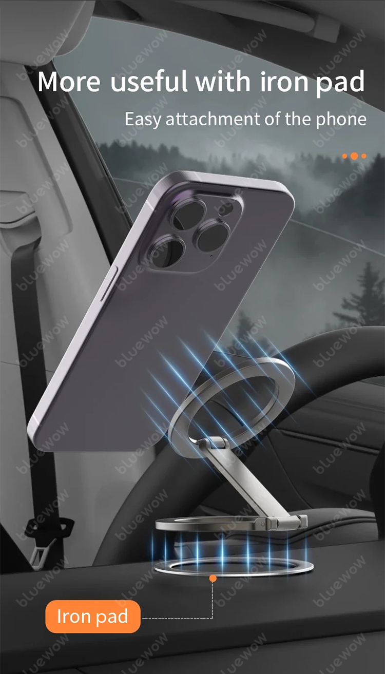 Giá đỡ điện thoại từ tính hai mặt BlueWow Giá đỡ nhẫn điện thoại di động Thích hợp cho giá đỡ ...