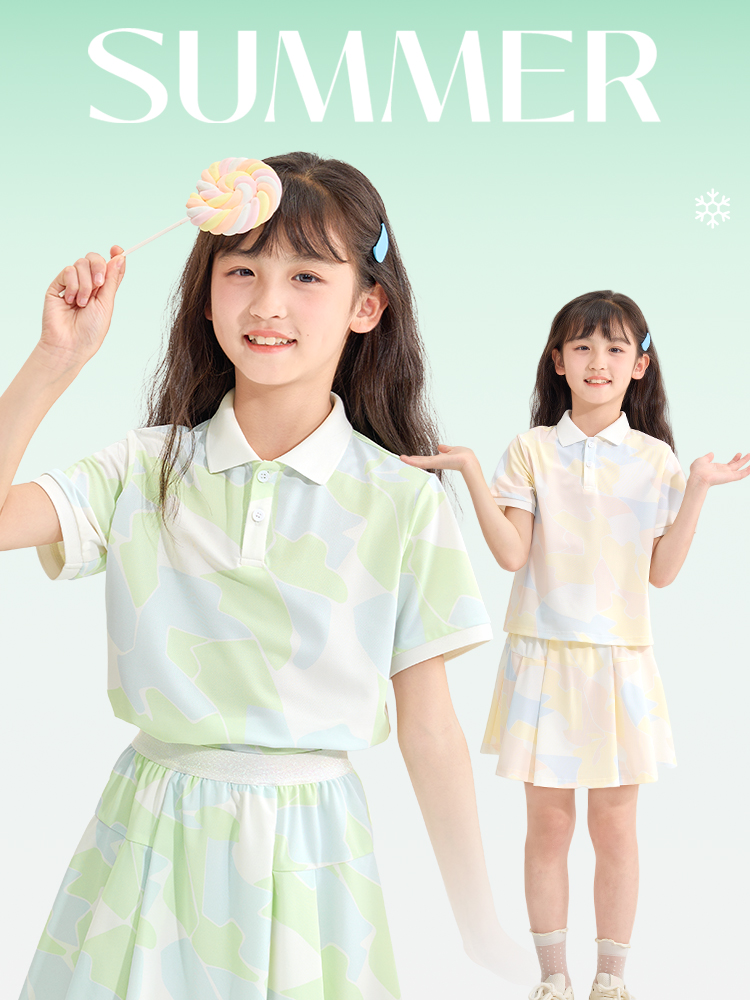 Jeanswest Jnr. Áo thun bé gái Váy ngắn polo đính cườm cho trẻ em Bộ đồ ...