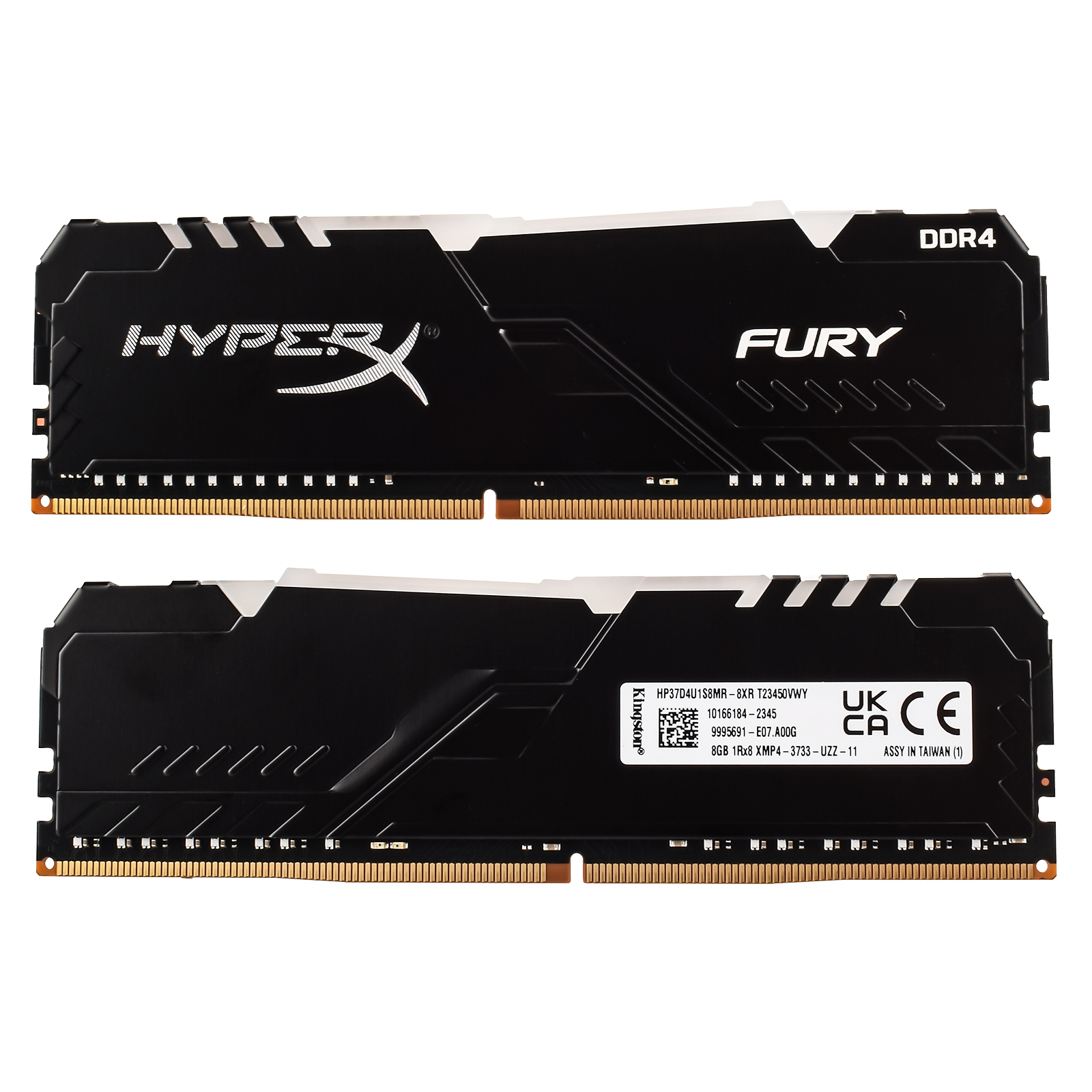 (2 chiếc) RGB Kingston HyperX FURY Desktop DDR4 RAM RGB 8GB 3733MHZ 288 ...