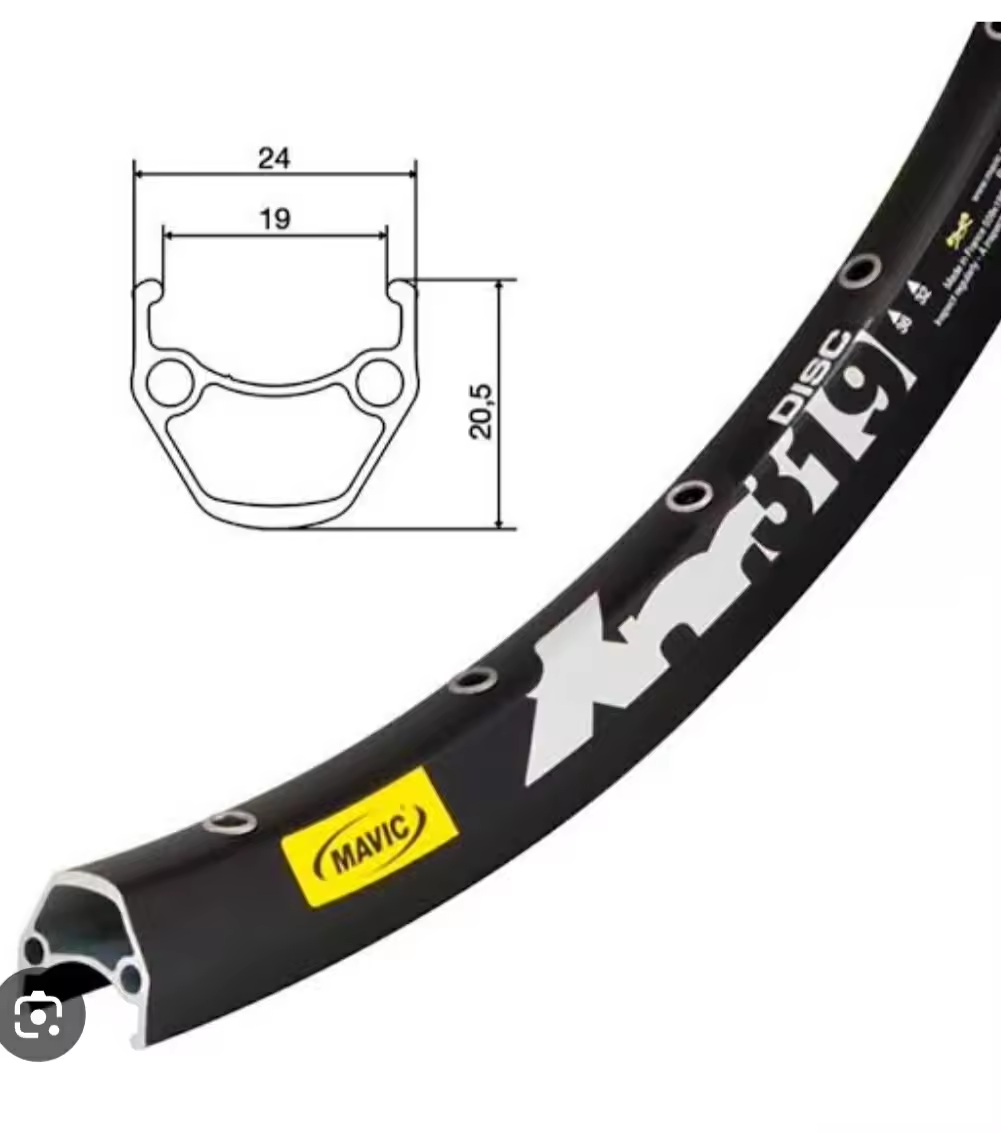 MAVIC 319 MTB rim Xe đạp leo núi vành nhôm ouble 28 / 32 / 36 lỗ 26 ...
