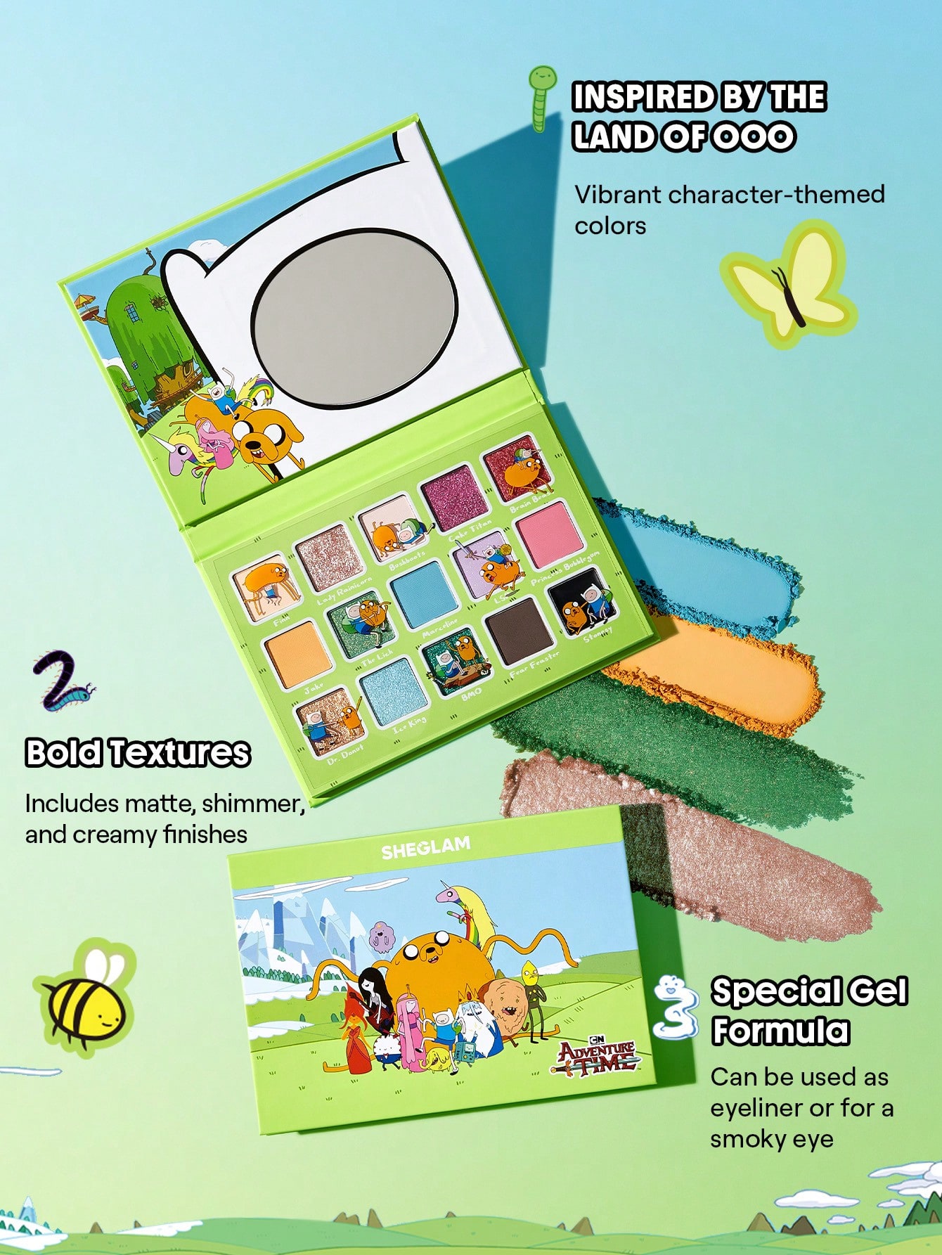 Adventure Time | Sheglam Land Of Ooo Palette Matte Shimmer Sắc Tố Cao ...