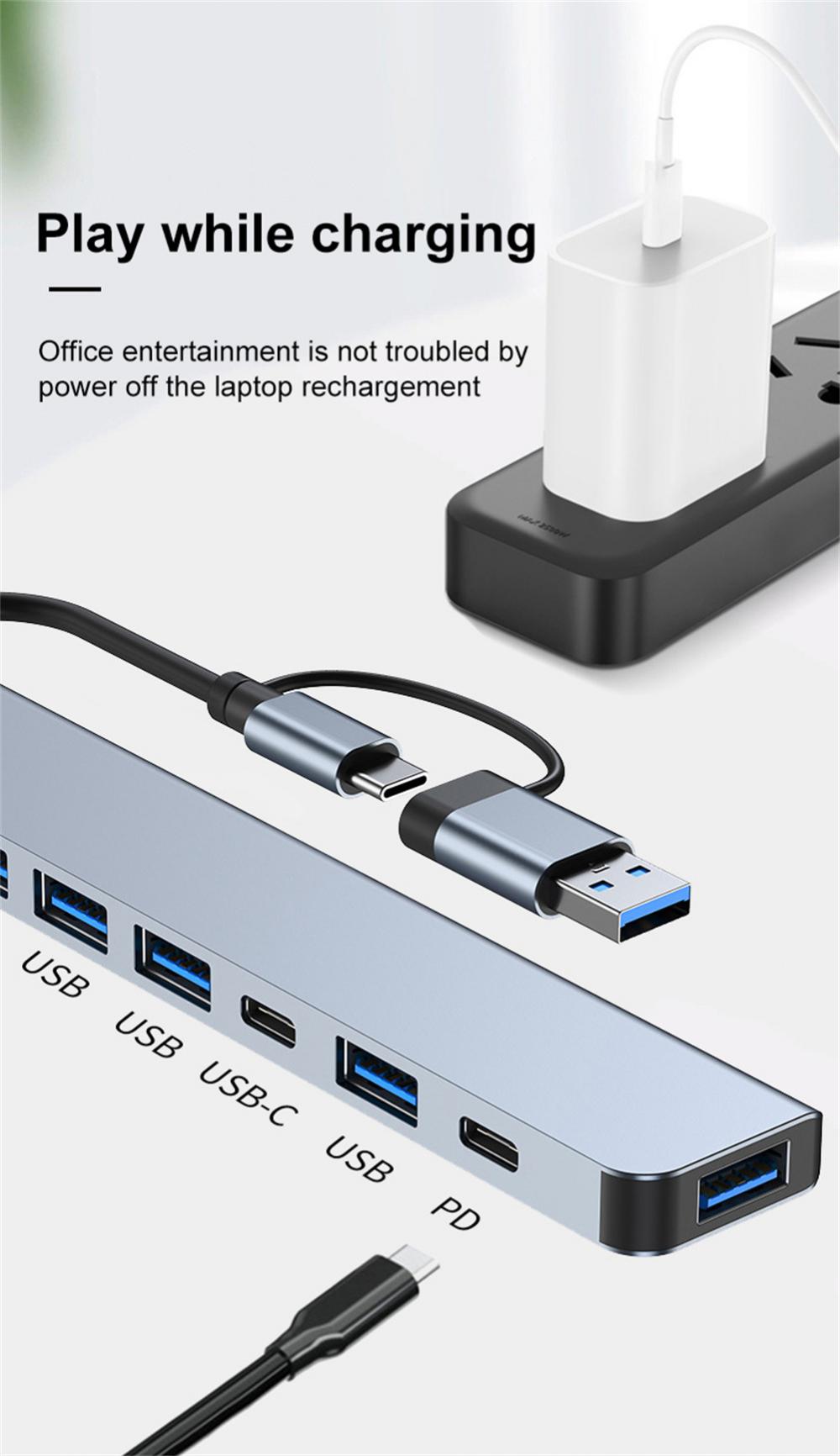 Multiport USB Hub 3.0 Bộ Chia USB Đa Cổng USB 3.0 2.0 SD PD TF Cổng Cho ...