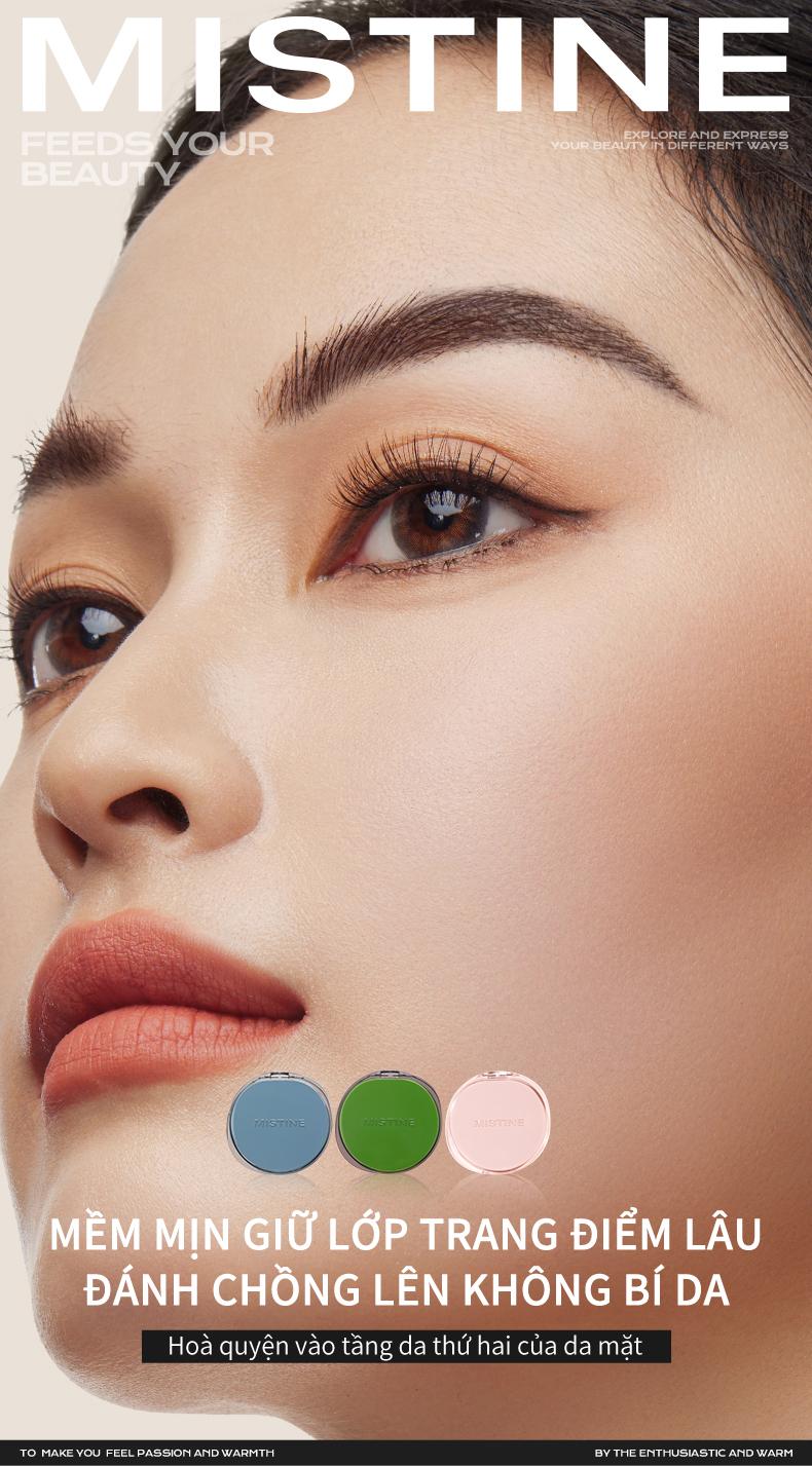 Cushion cầu vòng Xiêm La MISTINE 2 lõi (Cushion 13g*2) MISTINE SOFT MATTE ESSENCE AIR CUSHION ...