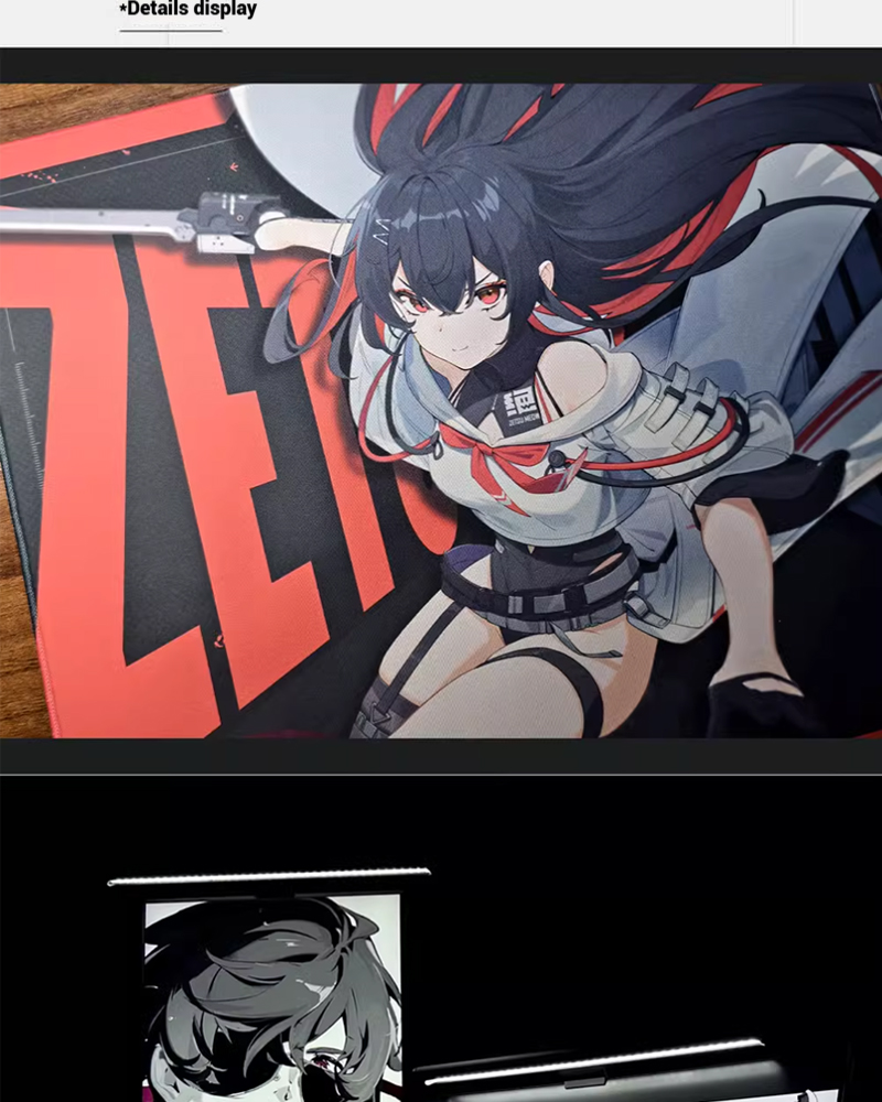 ZetsuMeow Ren Neutral control two-element gaming mouse pad | Shopee ...