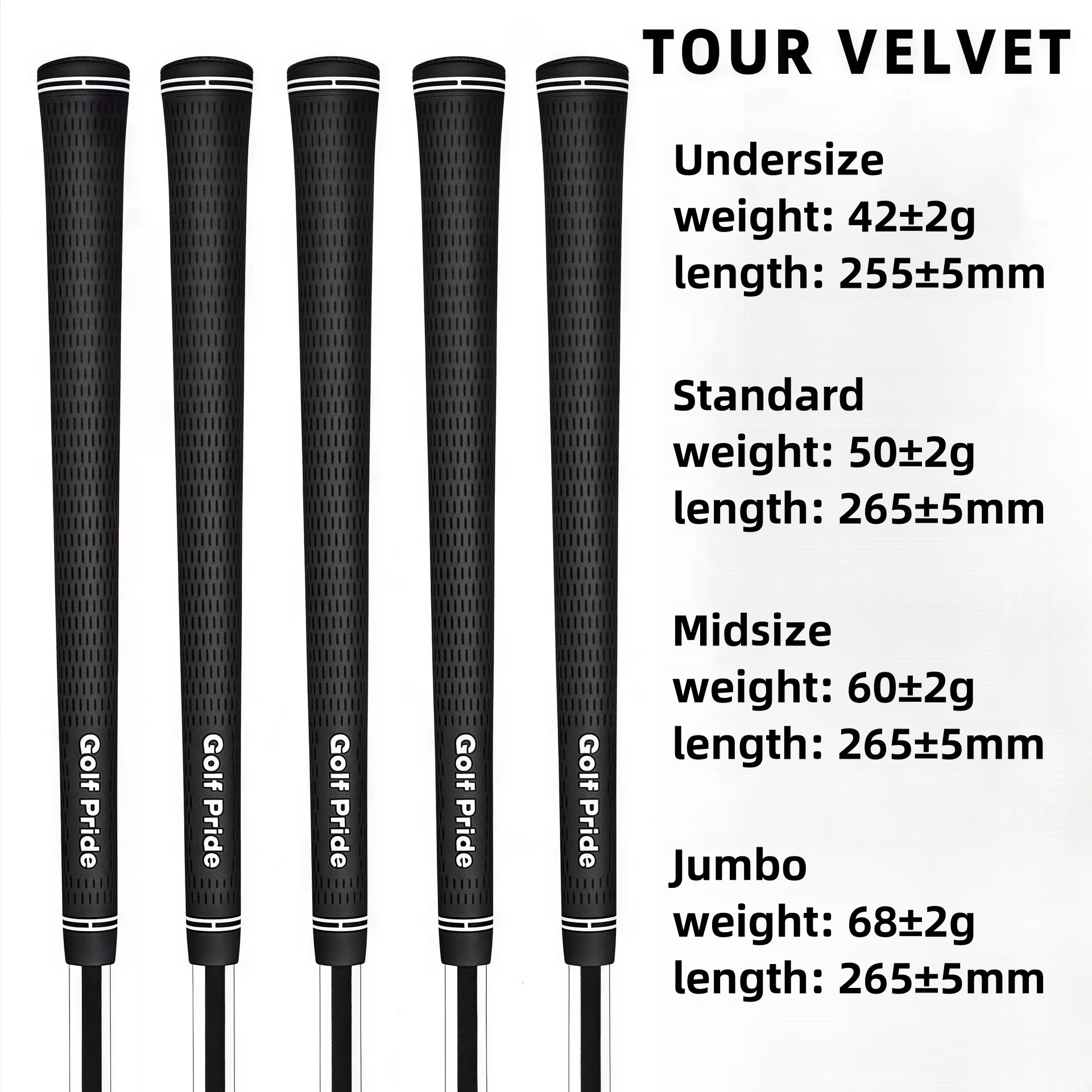 [HÀNH HÀNG CÓ SẴN] Golf Pride TOUR VELVET Golf Club Grips Undersize ...