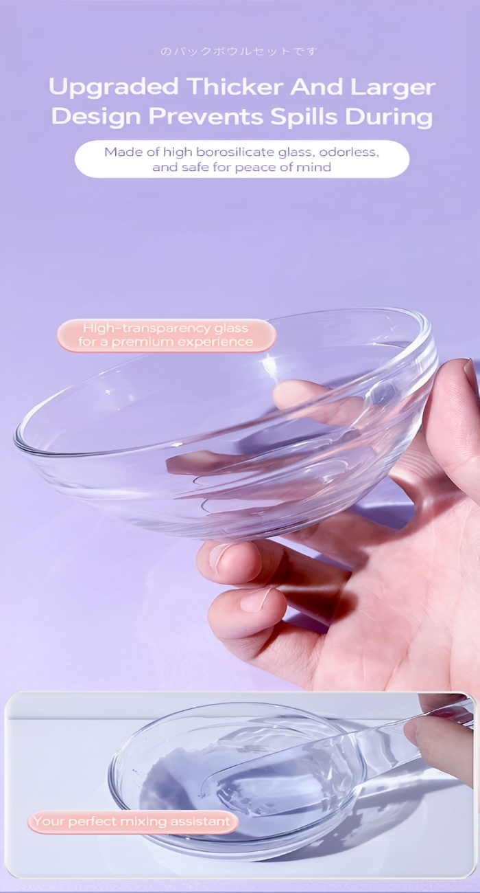 Chăm sóc da Bộ mặt nạ DIY Clear Rod Mask Brush Modified Soft Film Khay ...