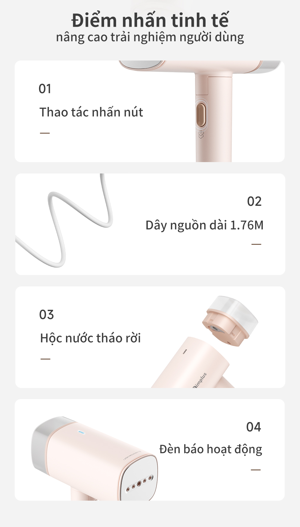 Simplus Bàn Ủi Hơi Nước Cầm Tay 180ml Công Suất Lớn 1200W GTJH020 - Bảo Hành 12 Tháng | Shopee ...