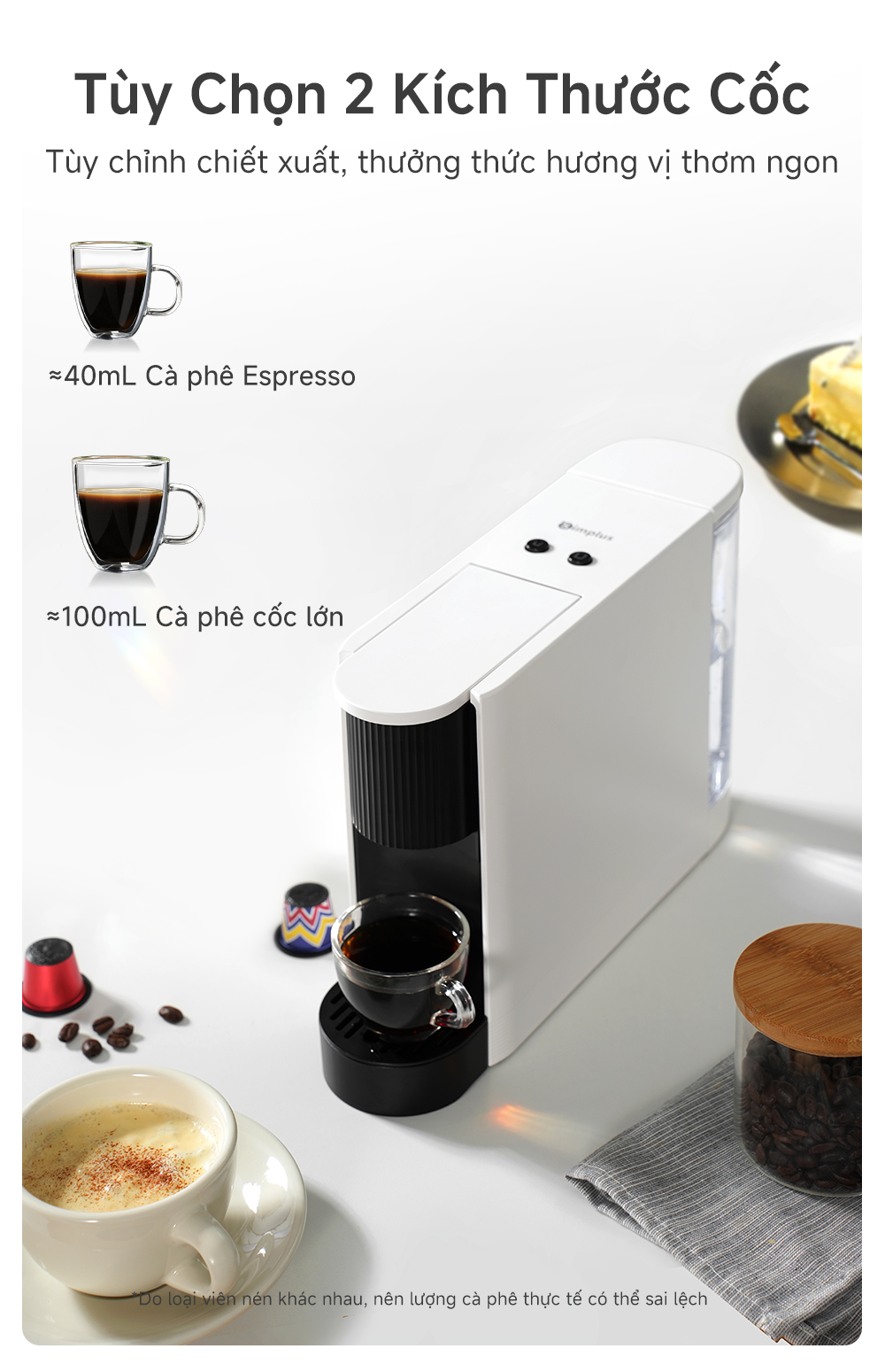 Simplus Máy Pha Cà Phê Viên Nén Áp Suất Cao 20Bar KFJH019 - Bảo Hành 12 Tháng | Shopee Việt Nam