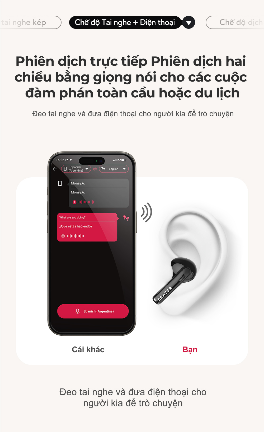 Lenovo Erazer XT89 Pro Tai Nghe Phiên Dịch Tai Nghe Bluetooth Ai Tai Nghe Bluetooth Dịch ...