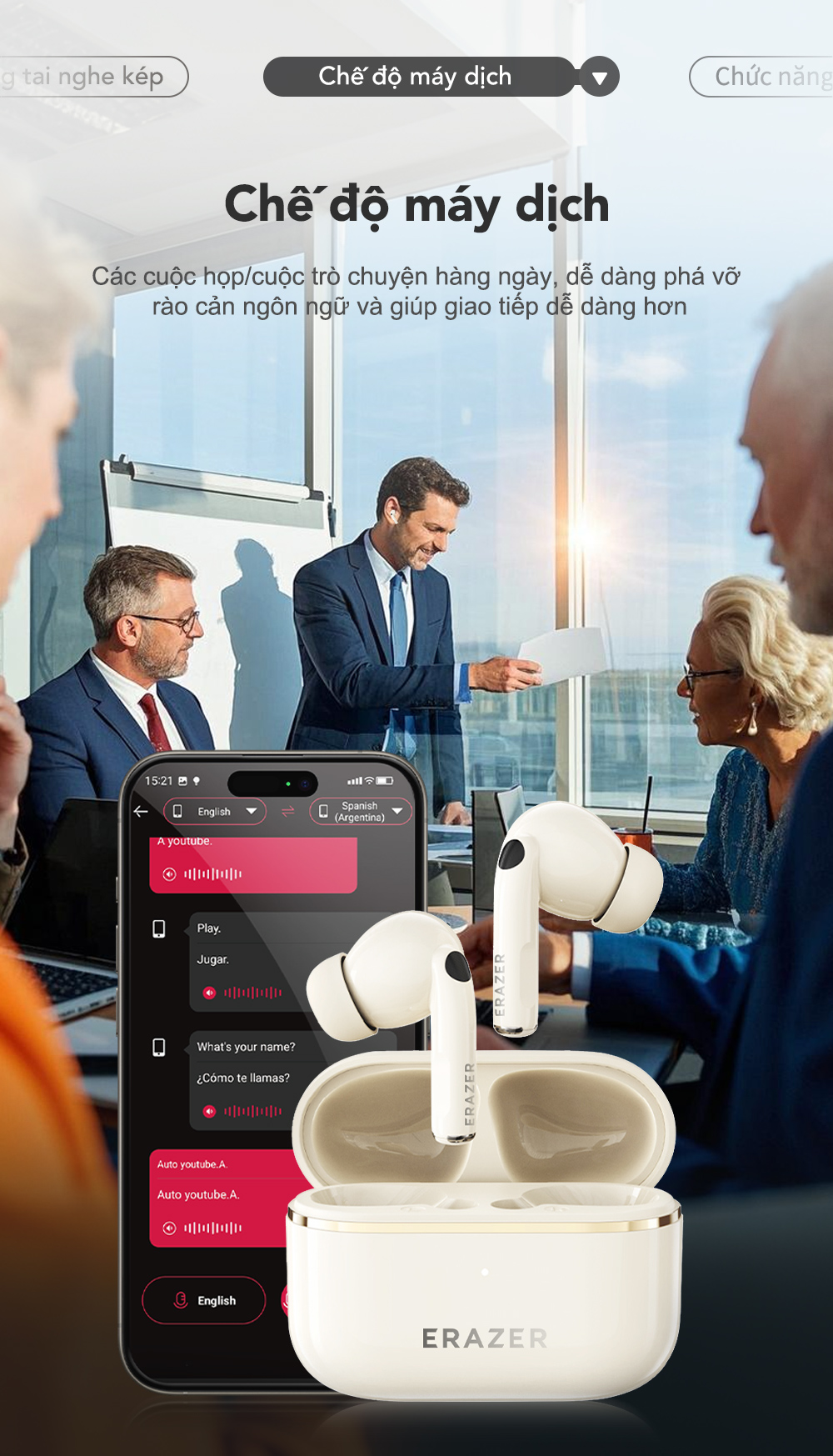 Lenovo Erazer XT89 Pro Tai Nghe Phiên Dịch Tai Nghe Bluetooth Ai Tai Nghe Bluetooth Dịch ...