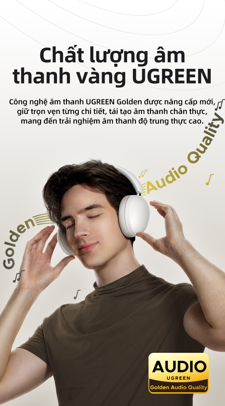 Tai nghe HiFi được chứng nhận HiFi được chứng nhận độ phân giải cao UGREEN Studio Max2 với âm ...