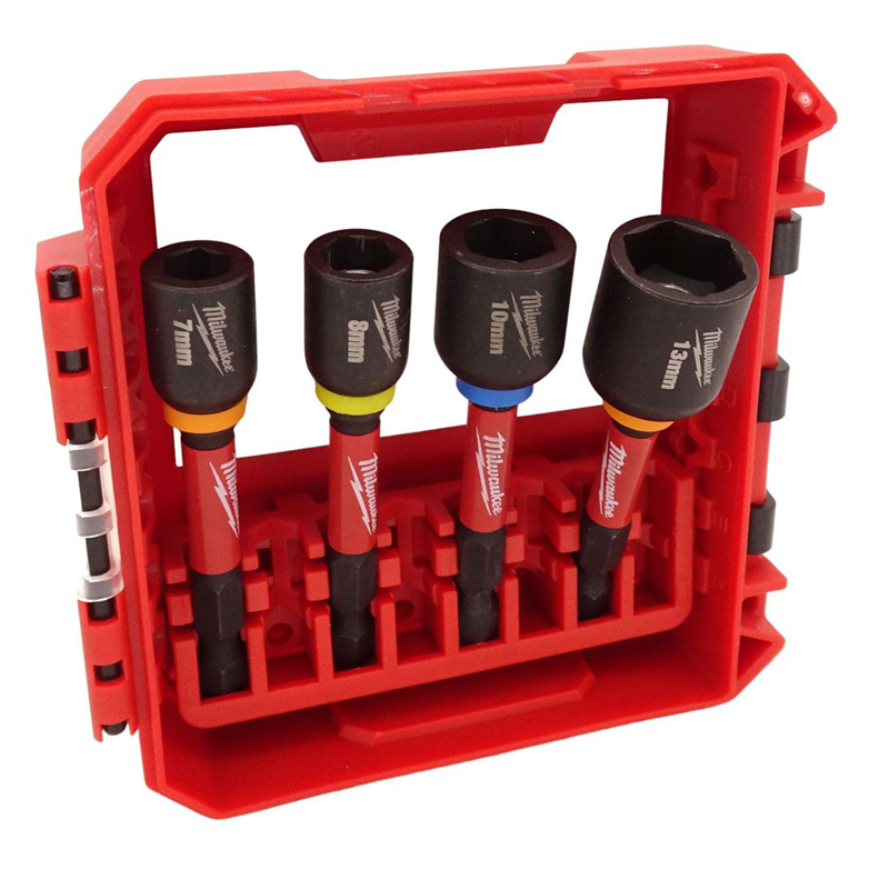 Milwaukee 4932492445 Bộ điều khiển đai ốc tác động SHOCKWAVE 4 chiếc 7 ...