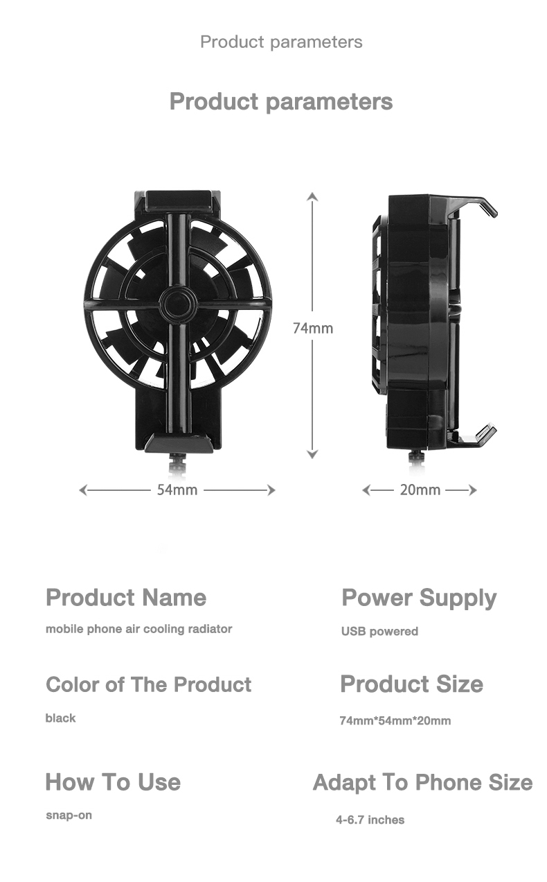 Quạt tản nhiệt trò chơi BlueWow Mobile X16 | Shopee Việt Nam