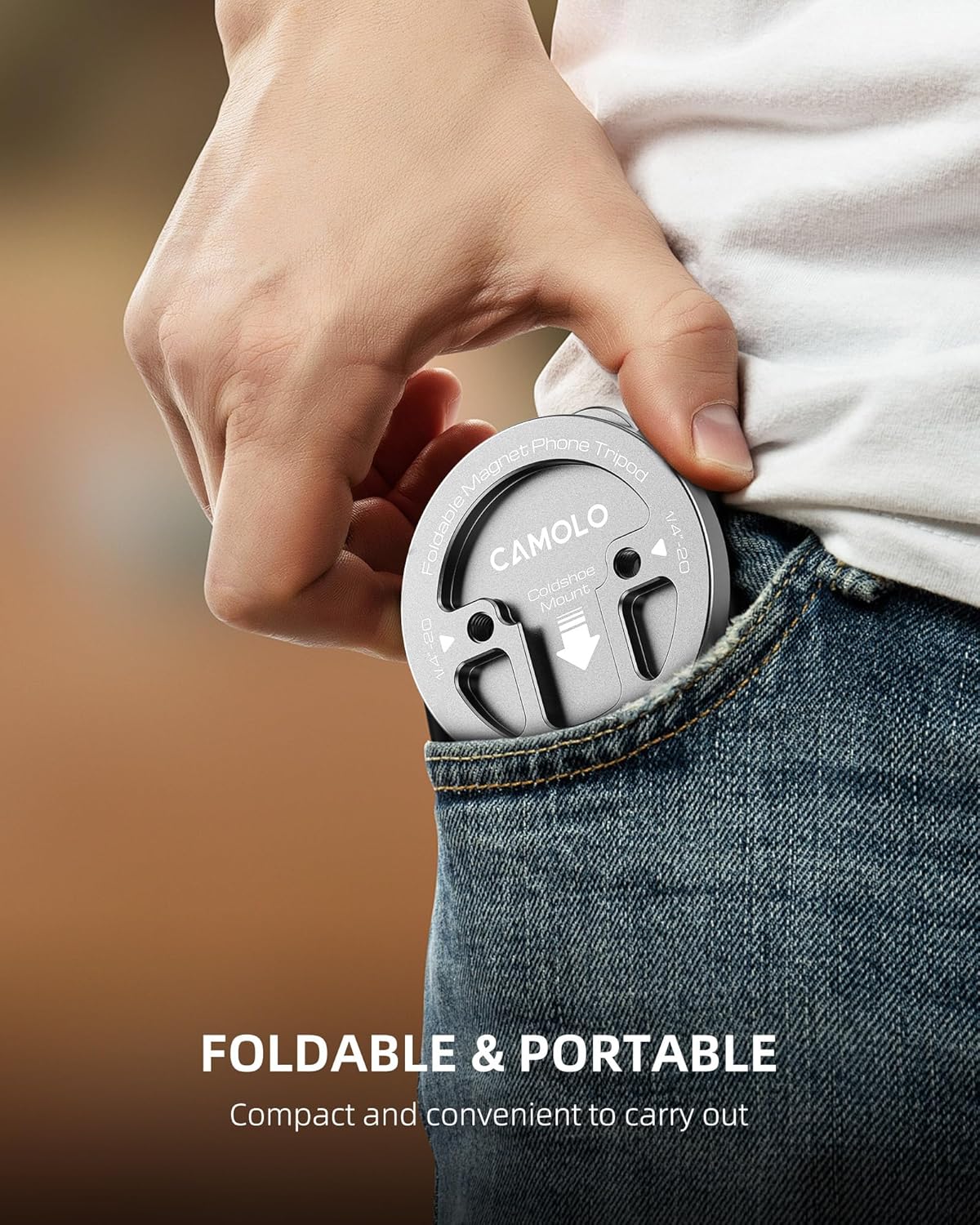 Camolo MG05 Giá đỡ ba chân điện thoại từ tính Giá đỡ máy tính để bàn Đa ...