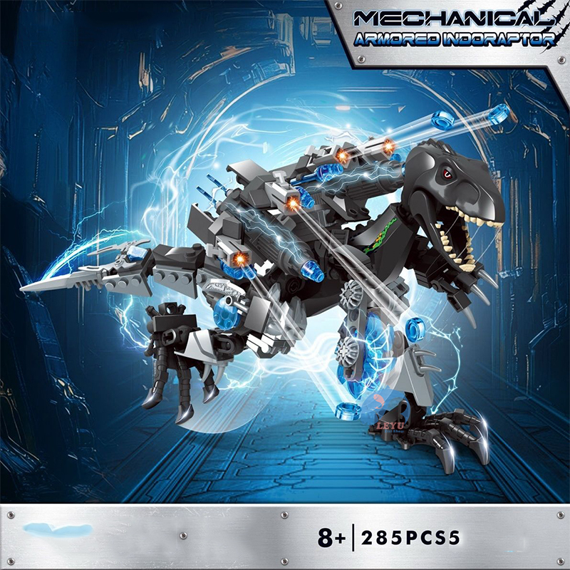 Bộ khối xây dựng đồ chơi MOC Mecha Indominus Rex, Khủng long kỷ Jura ...