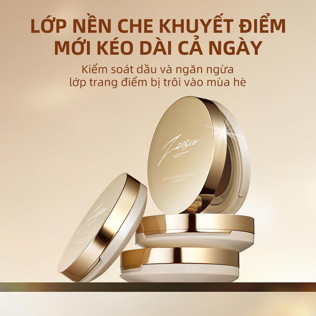 (COD)Kem nền dạng kem mịn, chống thấm nước và mồ hôi, che khuyết điểm lâu trôi 24 giờ và kiểm ...