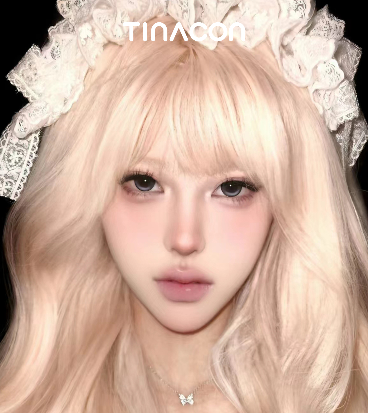 【HOT SALE】Kính áp tròng TINACON 1 cặp kính áp tròng xám Mắt tự nhiên 14.2-14.5 kính áp tròng mắt ...