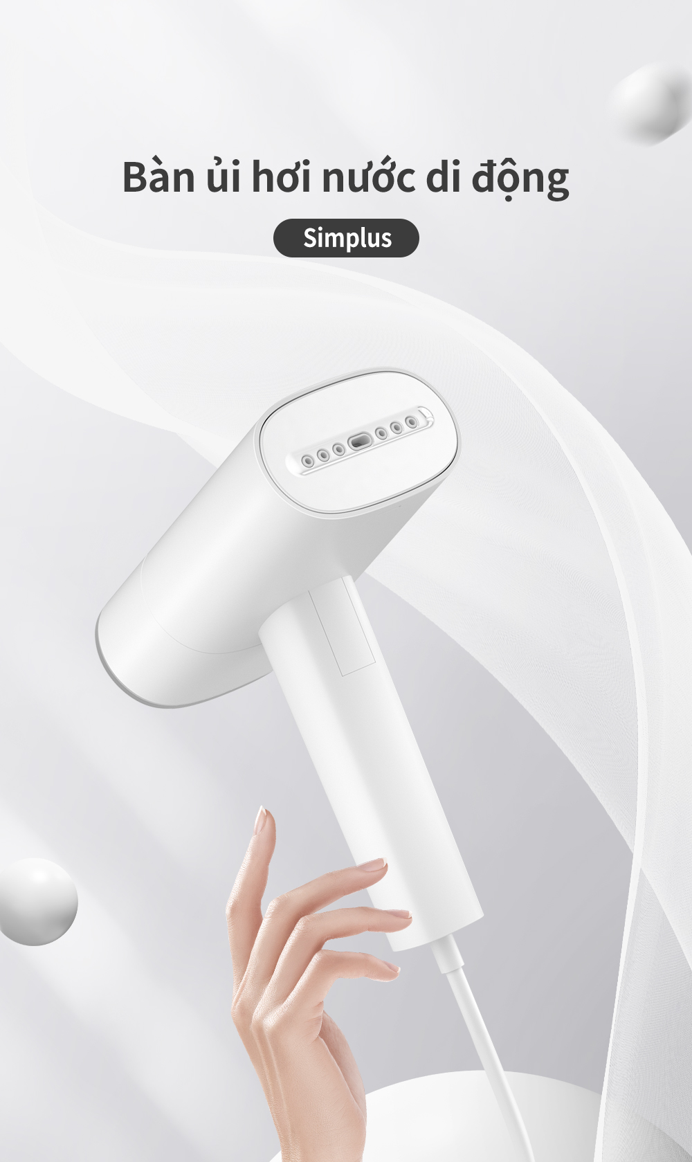 Simplus Bàn Ủi Hơi Nước Cầm Tay 180ml Công Suất Lớn 1200W (GTJH020) – Bảo Hành 12 Tháng | Shopee ...