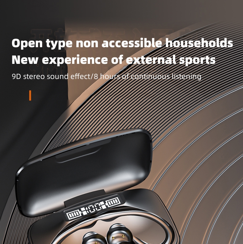 Tai nghe Bluetooth móc tai SPRSE T82 Chất lượng âm thanh Hi-Fi 80 giờ pin có màn hình kỹ thuật ...