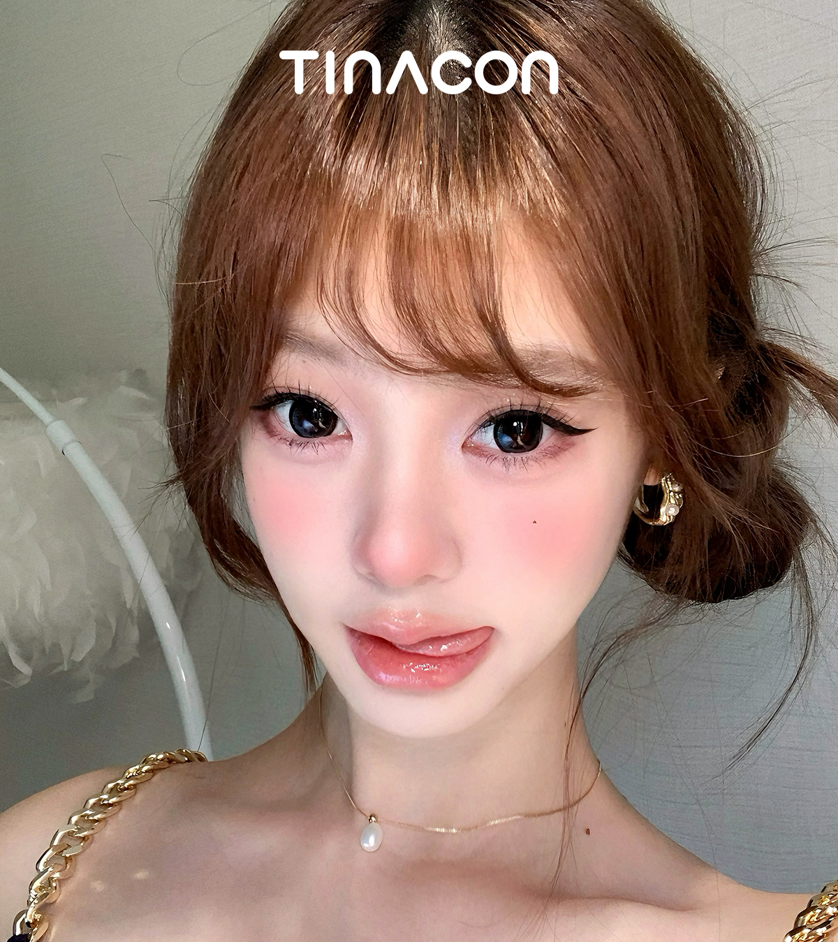 Kính áp tròng TINACON 10 chiếc màu đen Kính áp tròng hàng ngày cho mắt búp bê DIA14.4-14.5mm ...