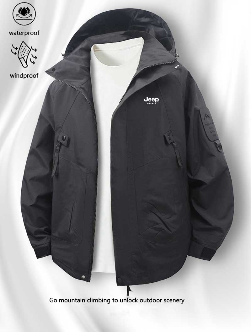 Jeep SPIRIT 1941 ESTD Áo khoác chống nước Leo núi Đi bộ đường dài Cắm ...